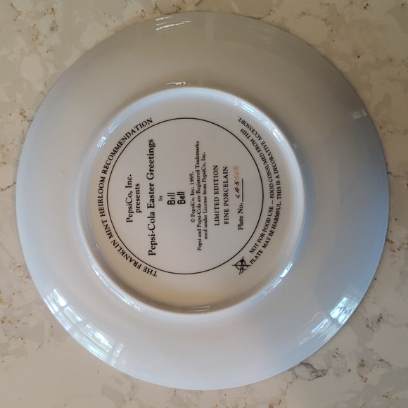 Franklin Mint | Other | Pepsi Plate Pepsicola Easter Greetings | Poshmark